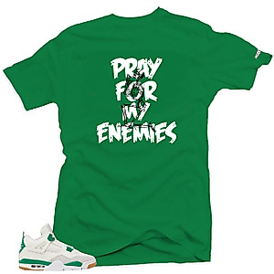 Jordan SB 4 Green Pine Matching Shirt - Sneaker Tee, Enemies Green - Small