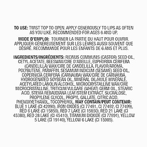 Lip Smacker Disney Minnie Mouse Cube Flavored Lip Balm, Minnie Joyful Cotton Candy, Clear, For Kids