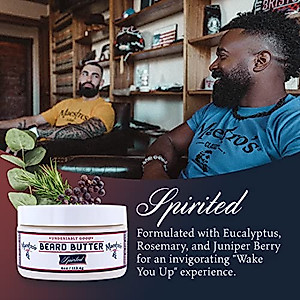 Maestro's Classic BEARD BUTTER | Anti-Itch, Extra Soothing, Hydrating Beard Creme For All Beard Types & Lengths- Spirited Blend, 4 Ounce