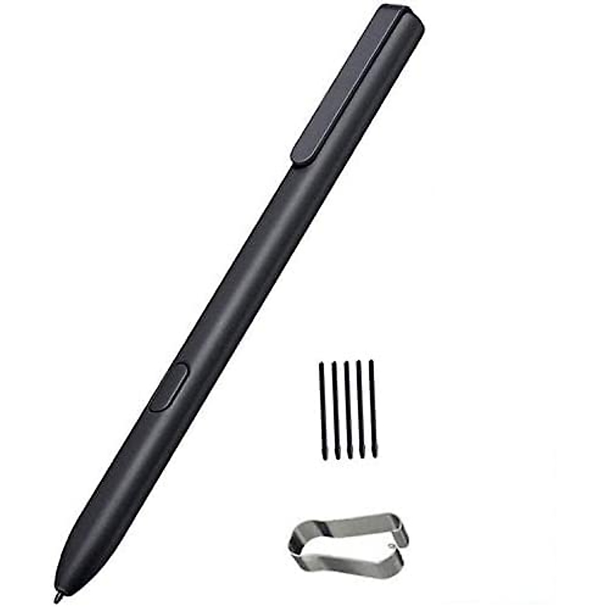 Tab S3 Pen Replacement for Samsung Galaxy Tab S3 T820 T825 T827 Stylus Pen S Pen Pointer Pen for Galaxy Book 10'/12' W620 W625 W627 W720 W725 W727+Tips/Nibs+Eject Pin+Pen case (Black)