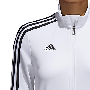 adidas Women’s Alphaskin Tiro Training Jacket, White/Black, X-Small