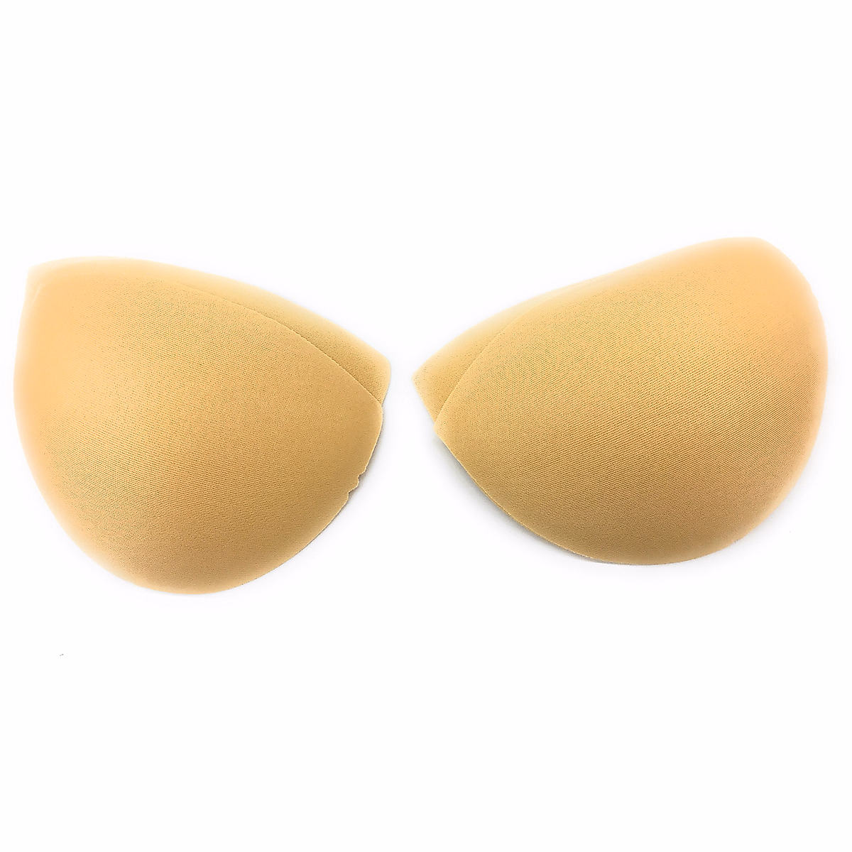 Bra Cup Pads -Inserts Foam Push Up Bra Pads Inserts - Nude Color- Size 34 B -Pack of 2 Pairs