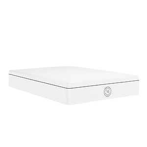 Martha Stewart SleepComplete Full Mattress in a Box, Firm Pocket Spring and Foam Hybrid Mattress, Dual-Action Cooling, 5-Way Zoning, Coolweave Cover, 12 ", White