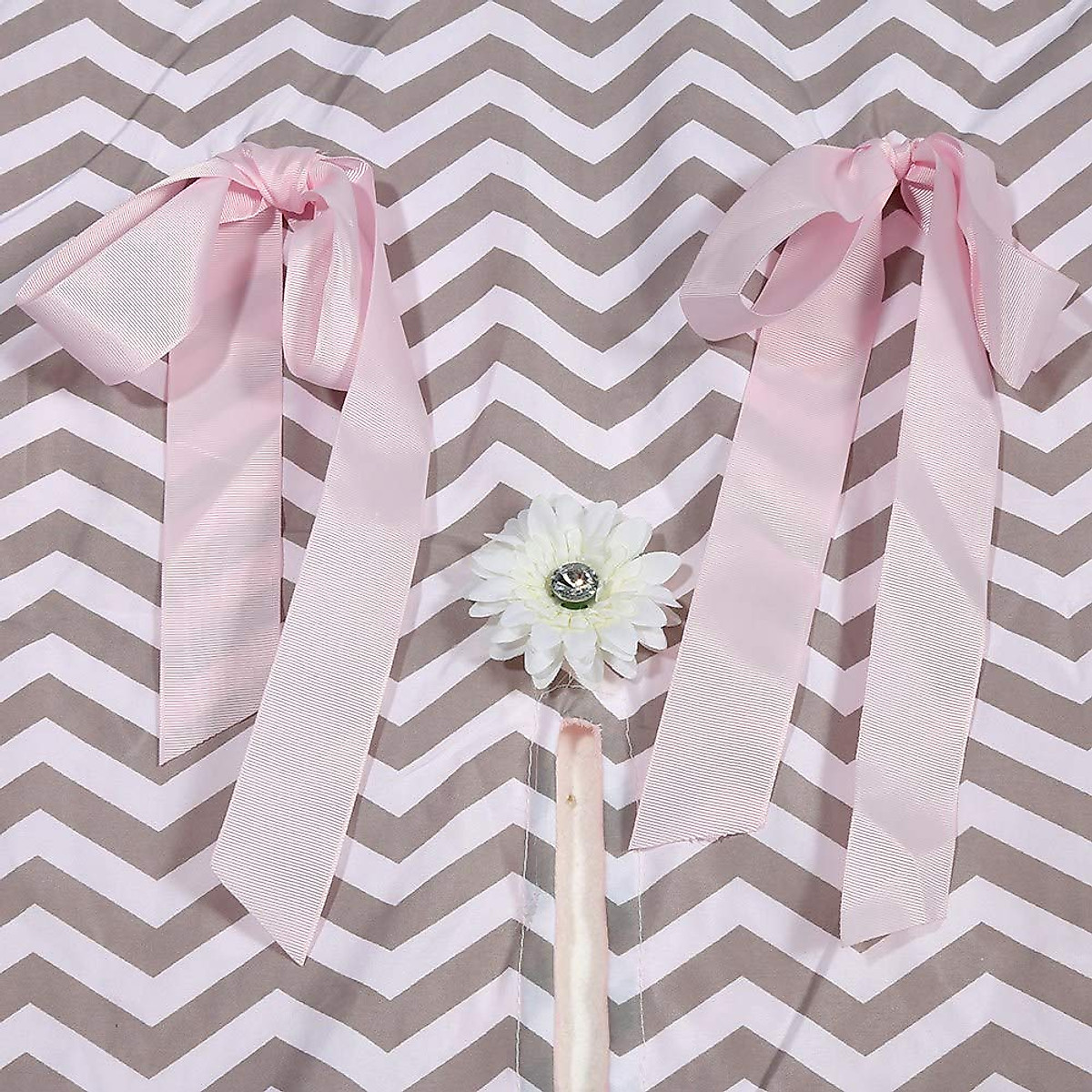 Carseat Canopy Nursing Cover Up with Opening Newborn Baby Girls Soft Safety Car Canopy Seat Nursing Cover Multi-use Blanket