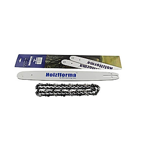 Farmertec Holzfforma® 18Inch Guide Bar &Saw Chain Combo .325 .050 72DL Compatible with Husqvarna 36 41 50 51 55 336 340 345 350 351 353 346xp 435 440 445 450 455 460 Poulan