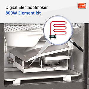 Electric Smoker 9907120011 - Element Kit - 800 Watt for Masterbuilt 30 inch Digital Control Electric Smoker, Replacement Part Masterbuilt MB20071117 Smoker Element