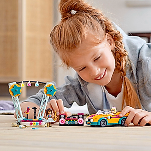 LEGO Friends Andrea’s Car & Stage Playset 41390 Building Kit, Includes a Toy Car and a Toy Bird (240 Pieces)