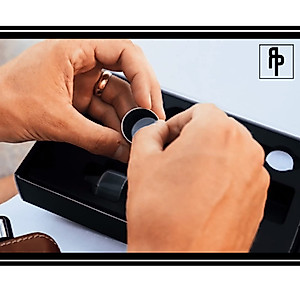 Ragproper Glass Flask Accessory Kit - Cleaning Set with Cleaning Brush, Silicone & Cork Lid Liners, Stainless Steel & Plastic Lids & Smooth Pour Funnels (Double Shot, 240mL)