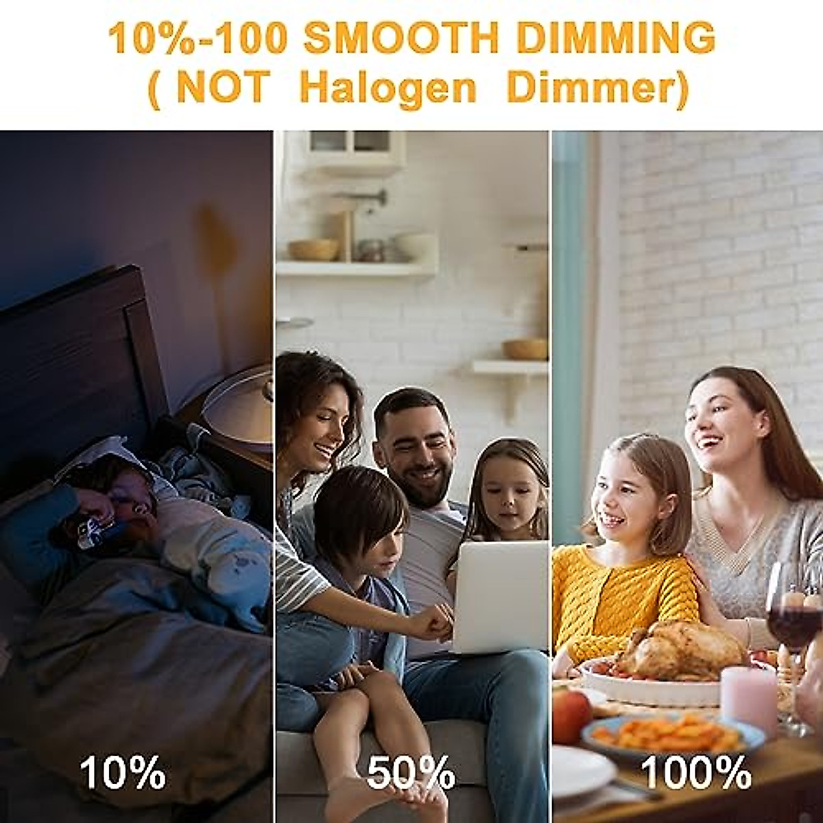 SNBIHIBE G9 LED Chandelier Bulbs, Dimmable 4Watt 450LM Light Bulb 40W Halogen Equivalent, T4 G9 Base 3000K Warm White, 110V-120V, No Flicker, for Bathroom, Vanity, Ceiling Lamp, Home Lighting,3 pcs