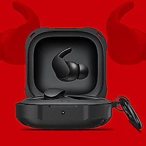 ONY Custom Compatible Beats Fit Pro Case Cover, New Colorblock Armor Look, Drop Resistant Headphone Cover, Keychain Included