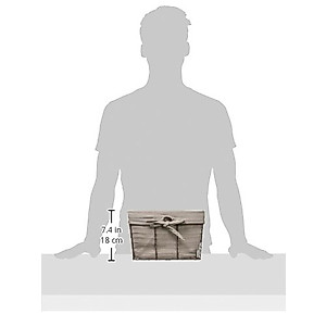 DII Farmhouse Chicken Wire Storage Baskets with Liner, Medium, Vintage Grey, 11x7.88x7", 2 Piece