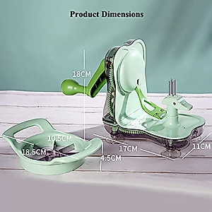 TIKBABA Apple Peeler,Corer Remover and Divider,Semi-automatic Peeler for Potato,Pear
