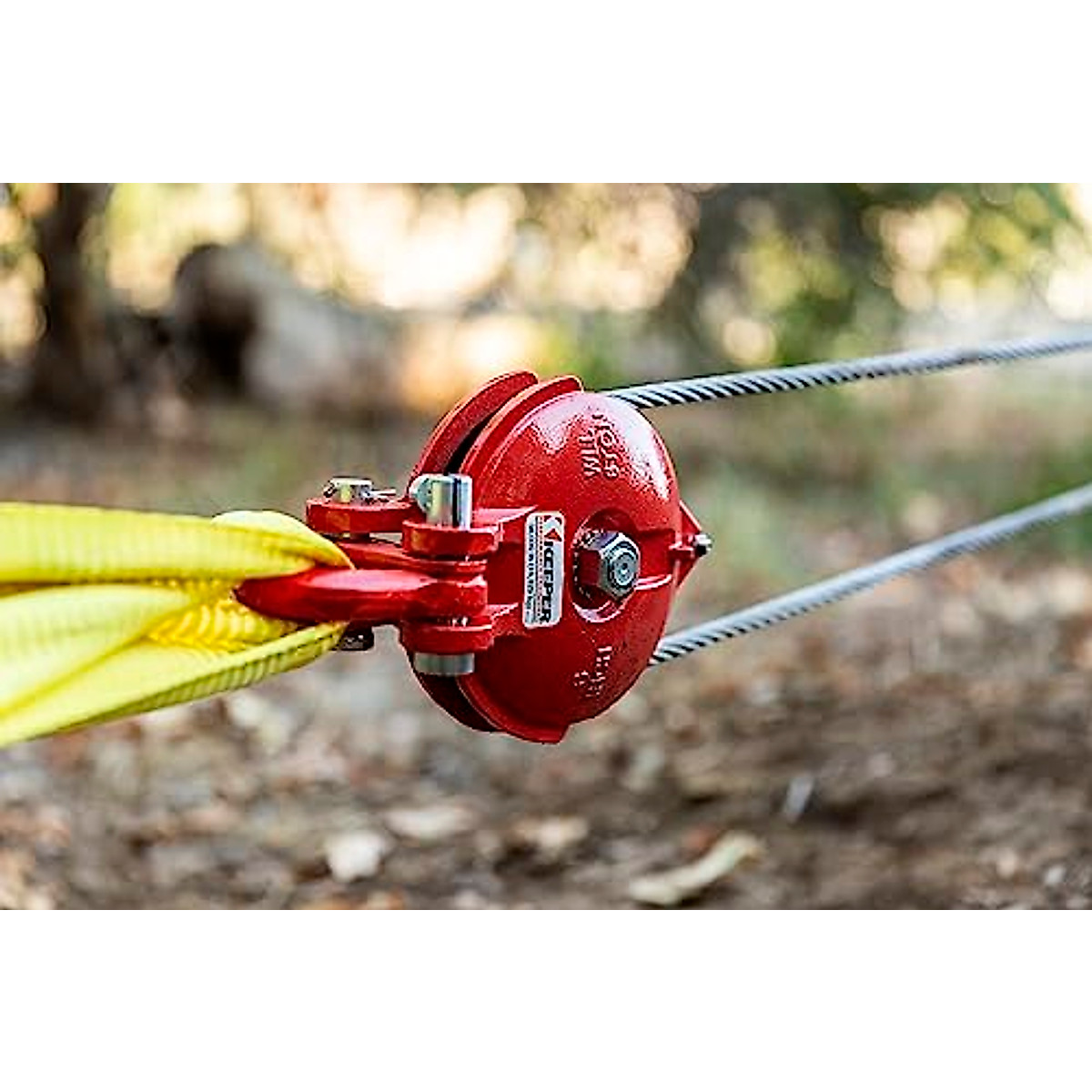 KEEPER - Pulley Block for All Winches Up to 18,000 Lbs. with 36,000 Lbs. Pulling Capacity