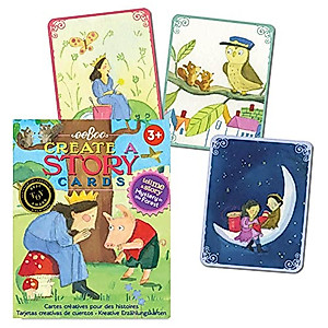 eeBoo: Mystery in The Forest Create a Story Pre-Literacy Cards, Encourage Interactive and Imaginative Play, Encourages Imagination, Creativity, and Story-Telling, for Ages 3 and up
