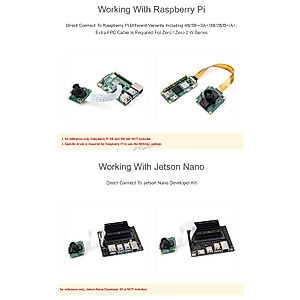 IMX462-99 2MP IR-Cut Starlight Camera Onboard ISP Fixed-Focus Sensor Supports Raspberry Pi 4B / 3B+ / 3A+ / Zero/Zero 2 W / CM3/3+/4 and Jetson Nano Developer Kit @XYGStudy