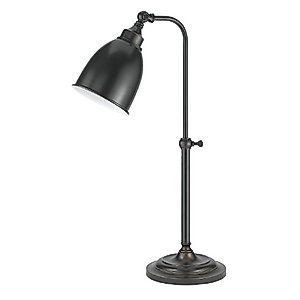 Cal Lighting BO-2032TB-DB Table Lamp with Metal Shades, Dark Bronze Finish