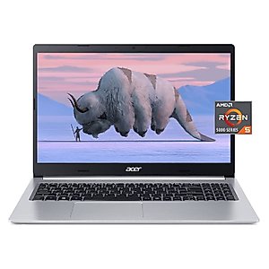 Acer 2023 Aspire 5 Slim Laptop 15.6" IPS FHD, AMD Ryzen 5 5500U 6 core (Beat i7-1160G7, up to 4GHz), 8GB RAM 512GB PCIe SSD, Backlit KB, WiFi 6, HDMI, Win 11 w/GM Accessories