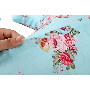 Knlpruhk Floral Nursing Pillow Cover Set 2 Pack Jersey Knit Soft Hypoallergenic Slipcovers for Breastfeeding Moms Baby Girl Boy Fits On Infant Nursing Pillow