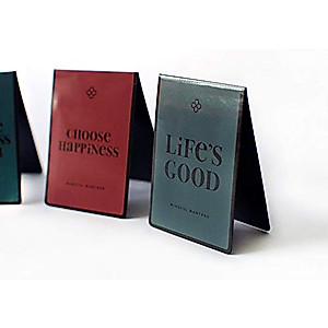 Folio Motivational Affirmation Quote Mantra Magnetic Bookmarks - Set of 3 Inspirational Bookmarks for All Ages, Men, Women, Teens Girls Students for Friends, Coworkers & Student Incentives!