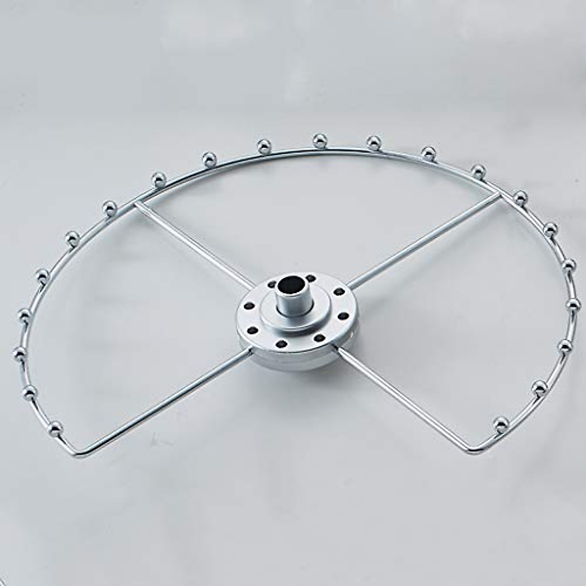 PeaceipUS Wardrobe 360° Rotating Hanger Cloakroom Corner Hanging Hanger Space Saving Round Metal Hanger