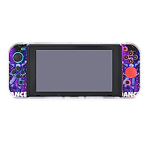 FNAF Ba-llora Case Compatible with Nintendo Switch, Shock-Absorption Anti-Scratch Protection Case, Crystal Clear Case for Nintendo Switch