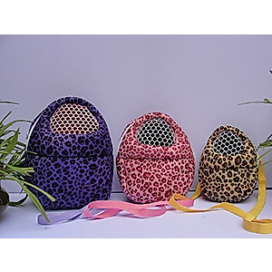 MARBOL Portable Hedgehog Hamster Sugar Glider-Rat Carrier Breathable Travel Shoulder Bags Backpack Pets Accessories (Large)