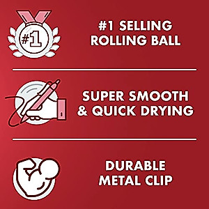 Precise® V7 Rolling Ball Pen, Fine Point, Blue Ink, Box Of 12 (35349)