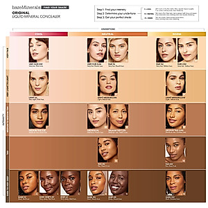 bareMinerals Original Liquid Mineral Concealer, Brightening Dark Circle Eye Concealer, Reduces Look of Fine Lines, Buildable Coverage, Vegan