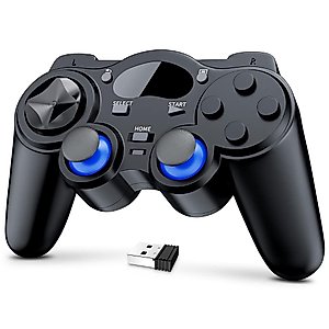 PC Game Controller Wireless USB, Steam Controller for PC, Wireless Controller PC, Gamepad for PC Windows/Laptop/Android/PS3, PC Gamepads Standard Controllers, PC Gaming Controller Wireless