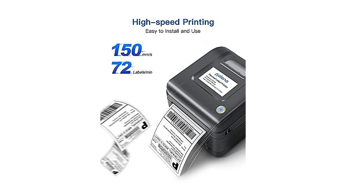 POLONO PL420 4x6 Thermal Label Printer - Fast Shipping Label Printing