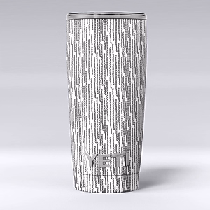 Design Skinz Slate Black Forms Under Microscope - Skin Decal Vinyl Wrap Kit Compatible with The Yeti Rambler Cooler Tumbler Cups