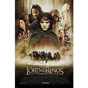 LORD OF THE RINGS FELLOWSHIP OF THE RING MOVIE POSTER 1 Sided ORIGINAL FINAL 27x40