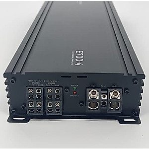 D'Amore 4 Channel Amplifier, 700 Watt Amp, 2 Ohm Stable, Clean D Technology & MOSFET Power Supply (E700.4)