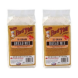 Bob's Red Mill Bread Mix, 10 Grain With Yeast Packet, 19 Ounce (Pack of 2)