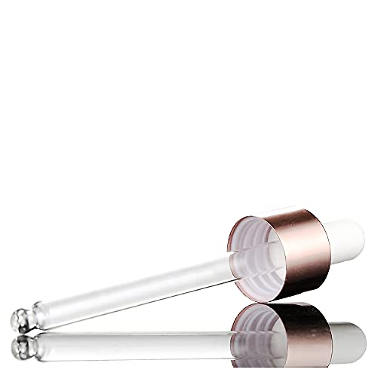 12 Pack,0.5 Oz Matte Glass Dropper Bottle,Empty Frosted Essential Oil Dropper Bottle Holder With Glass Eye Dropper,Rose-Golden Caps Perfume Travel Vial Container-Pipette,Stickers,Funnel included