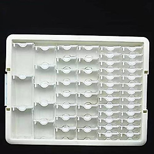 Diamond Painting Storage Container with 42/50/78 Slots Grids, Embroidery Accessories Beads Sewing Supplies Organizer