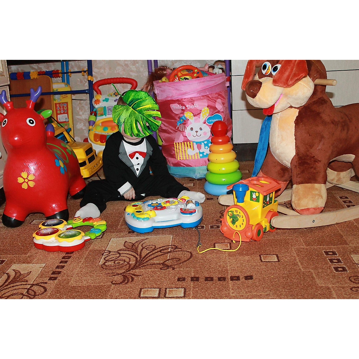 Kimocat Baby Boy Romper Tuxedo Jumpsuit Gentleman One-Piece Button-Down Bowtie Wedding Suit Bodysuit