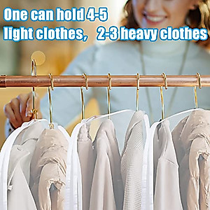 16 Pcs Plastic Clothing Shoulder Covers 4" Gusseted Clear Shoulder Covers for Hanging Clothes Shoulder Covers Plastic Shoulder Hanger Covers Clear Garment Breathable Bag for Jacket Clothing Coat Dress