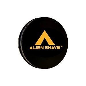 Alien Shave Premium Shaving Soap For Men (Solar Orange). Powered with Coconut Oil & Glycerin 4 Oz (1-Pack)
