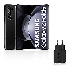 Samsung Galaxy Z Fold 5 SM-F946B/DS Dual SIM 12GB 512GB EU/UK Model Factory Unlocked International Version (Black)