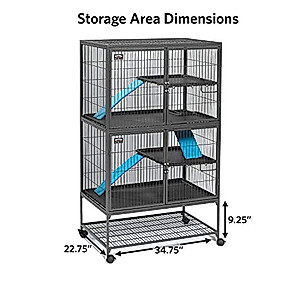 MidWest Homes for Pets 182 Ferret Nation Double Story Unit, 1-Year Manufacturer Warranty