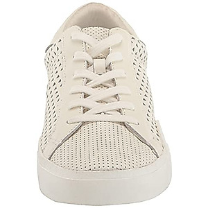 Dolce Vita Women's Zina PERF Sneaker, White Perforated Leather, 6.5