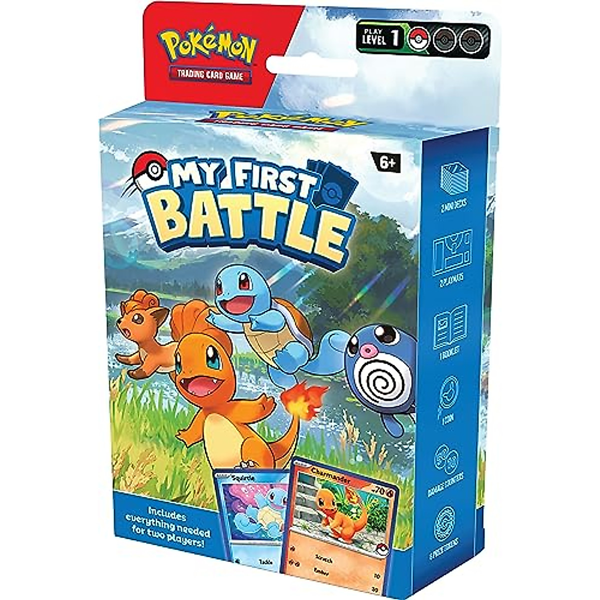 Pokémon TCG: My First Battle—Charmander and Squirtle (2 Ready-to-Play Mini Decks & Accessories)
