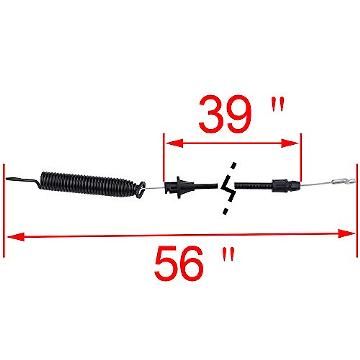 Dxent 746-04173 Deck Engagement Cable for MTD 746-04173A 746-04173B 746-04173C 946-04173 946-04173A 946-04173B MTD 700 Series Craftsman LT538G LT542H LT4200 LT3800 LT1500 LT2500 LT2000 Lawn Mower