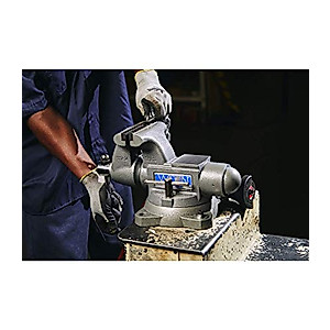 Wilton Tradesman Bench Vise, 6-1/2" Jaw Width, 6" Max Jaw Opening, 4" Throat (Model 1765)