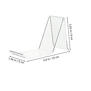 EXQUIMEUBLE 2pcs Shoe Support Shoe Rack Shoes Rack Show Rack Sneaker Holder Shoe Display Stand Shoe Display Rack Sneaker Stand Sandal Stand Bracket Acrylic Men and Women Children's Shoes