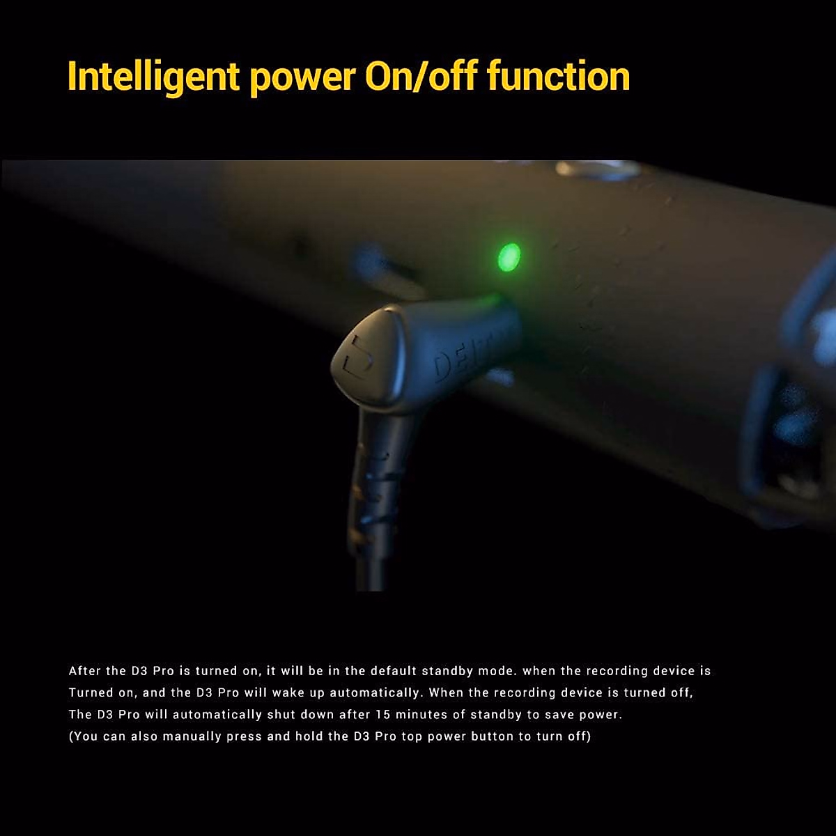 Deity Microphones V-Mic D3 Pro Supercardioid On-Camera Shotgun Microphone with Rycote Lyre Suspension