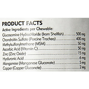 Nutri-Vet Advanced Strength Hip & Joint Chewable Dog Supplements | Formulated with Glucosamine & Chondroitin to Support Dog Cartilage & Mobility | 150 Tablets,RED