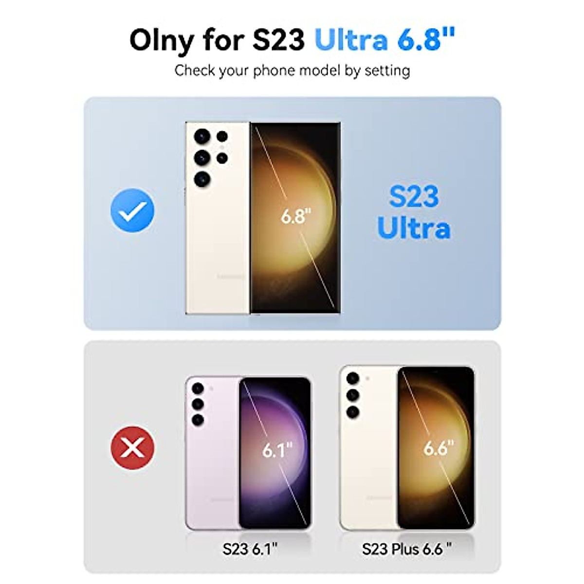 NEWDERY Galaxy S23 Ultra Battery Case 10000mAh, Qi Wireless Charging, Fast Charging, Sync Data Supported, Powerful Portable Rechargeable Charger Case for Samsung S23 Ultra 5G 6.8" Black