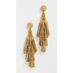 Deepa Gurnani Women's Deepa by Deepa Gurnani Rain Earrings, Gold, One Size